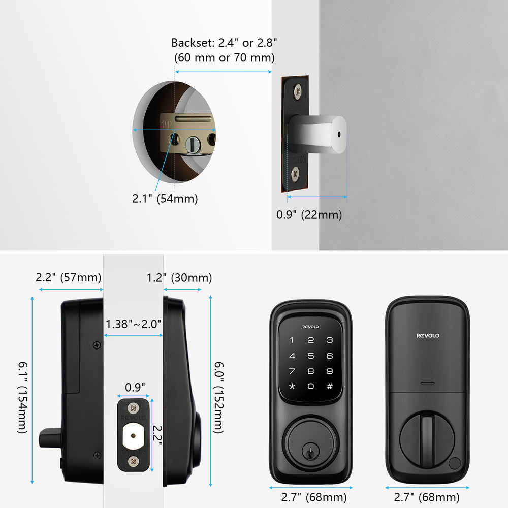 REVOLO RE002 Keyless Entry Door Lock: Affordable Smart Lock